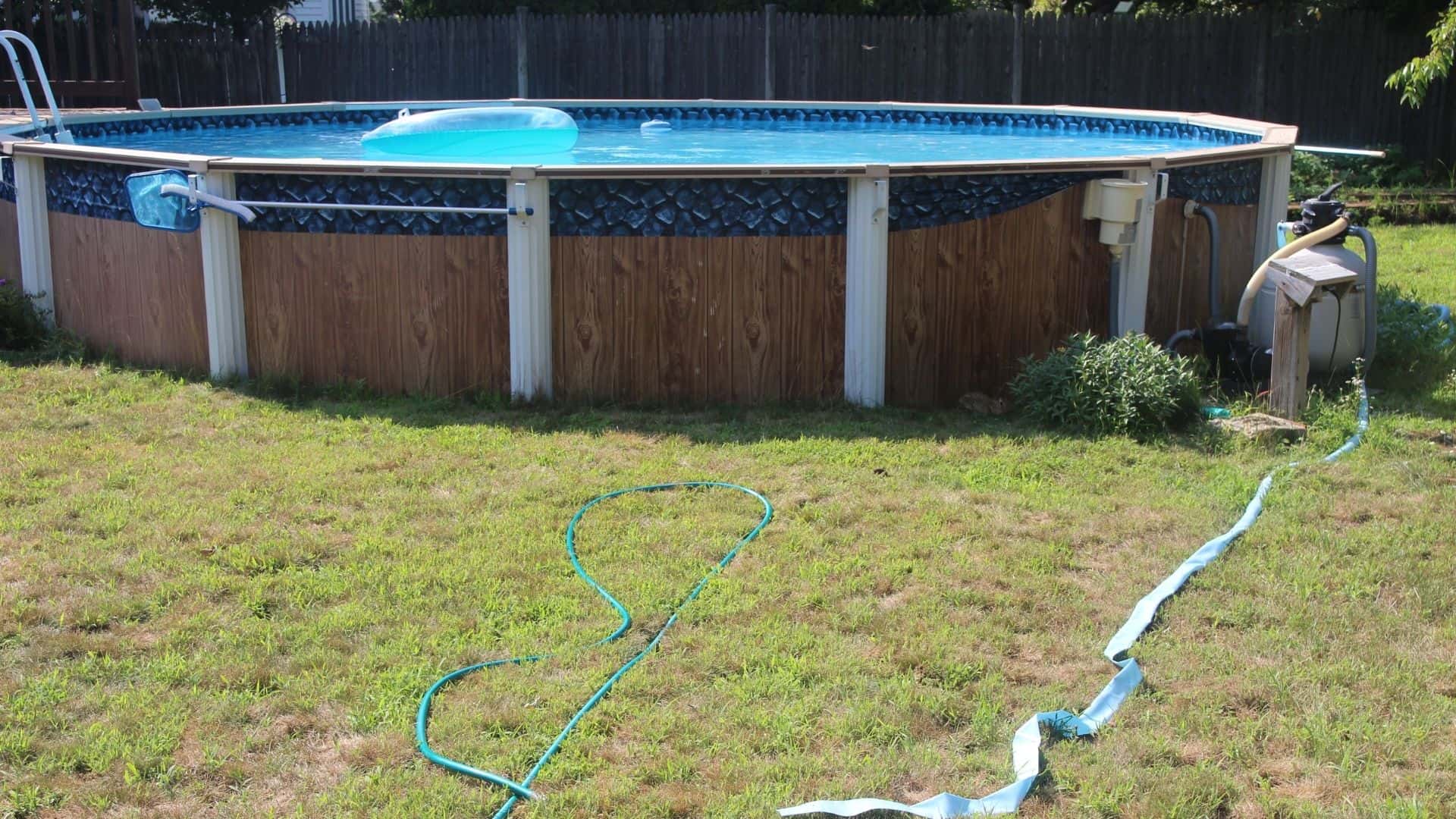 How to Drain an Above Ground Pool - Easy Pool Cleaning