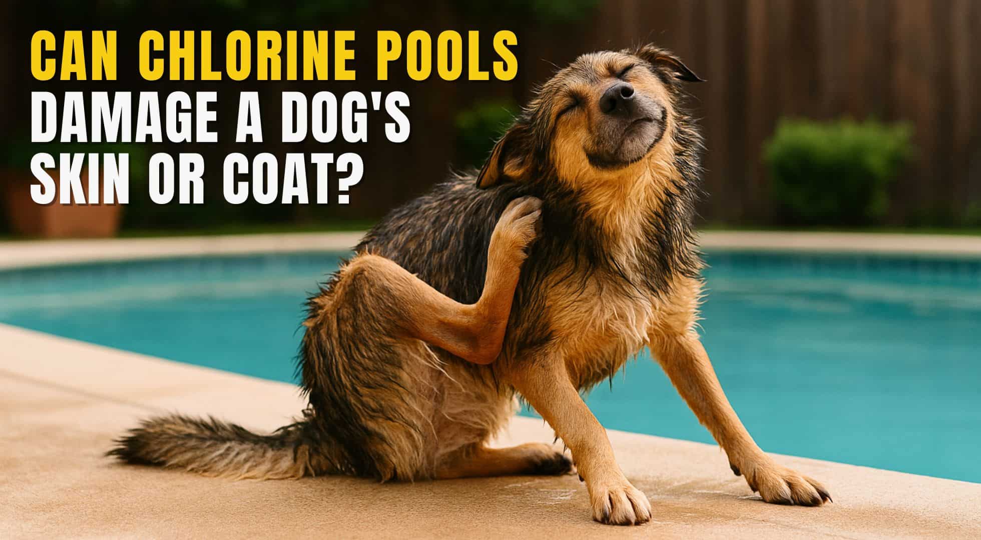 Can Chlorine Pools Damage A Dog’s Skin Or Coat?