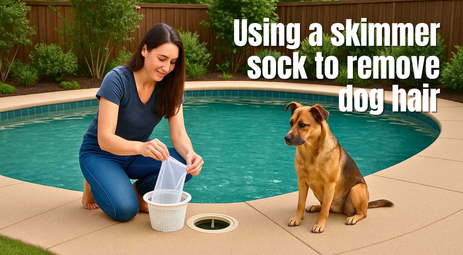 Keep Dog Hair Out! Use A Skimmer Sock For A Clean Pool Filter